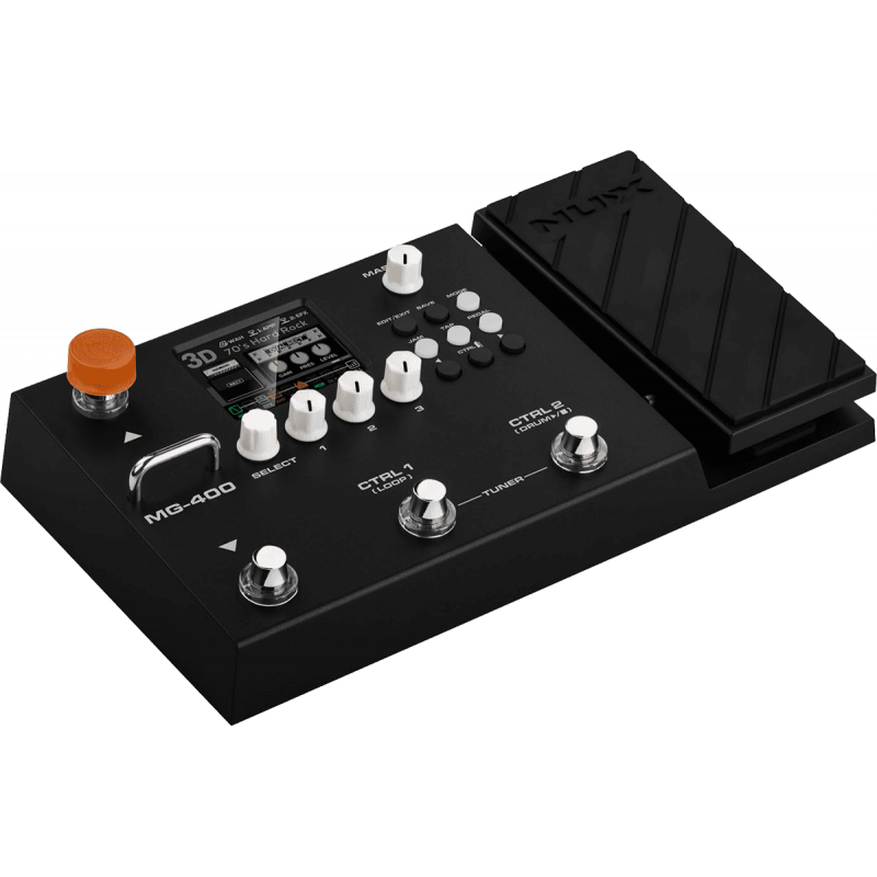 NUX MG400 multi-effet polyvalent avec boite à rythmes et looper